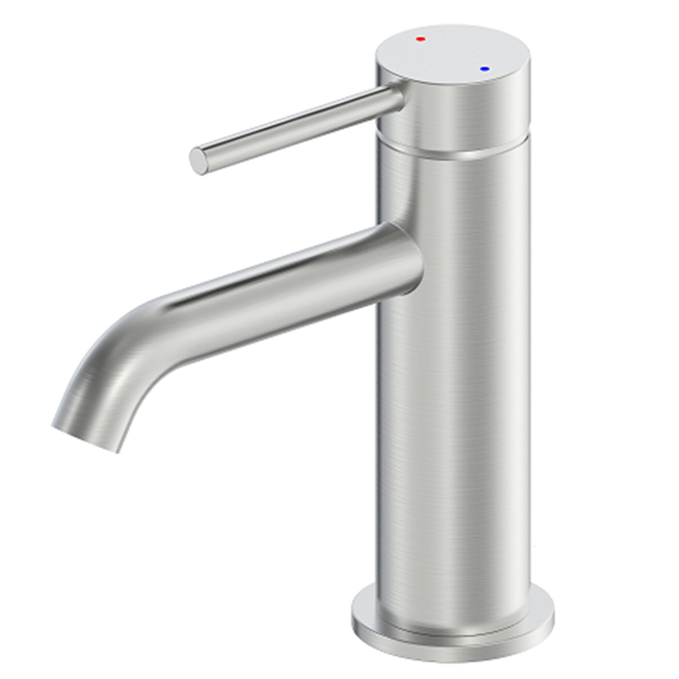 Смеситель для раковины Wonzon & Woghand Stick WW-88139017-BN брашированный никель