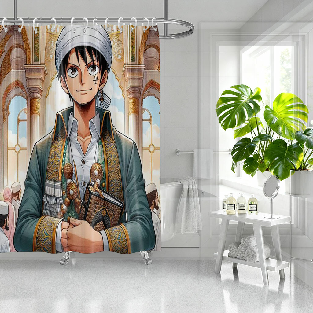 Россия Анимационный принт можно использовать для настройки тканевых занавесок ванной комнаты, высота 180 см, ширина 180 см; Высота 200 см, ширина 200 см, 12 шт, крепкий крюк 807