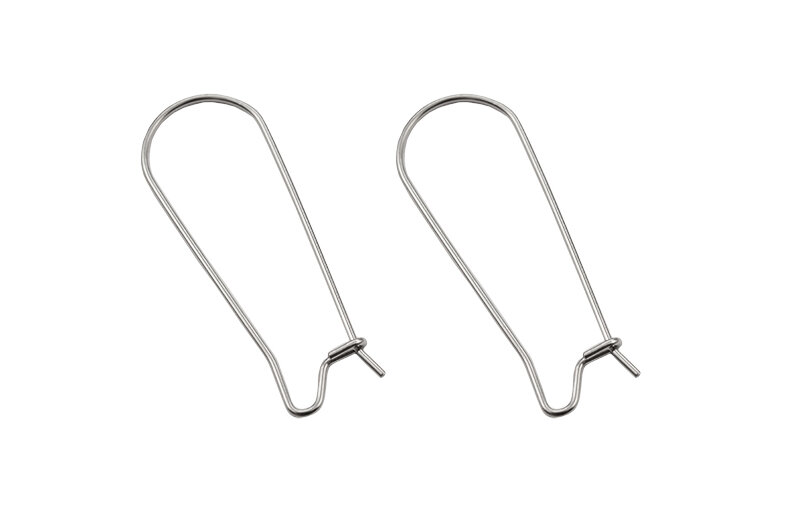 Швензы 33х12,5х0,5мм, цвет стальной, хирургическая сталь, 21-024, 1 пара