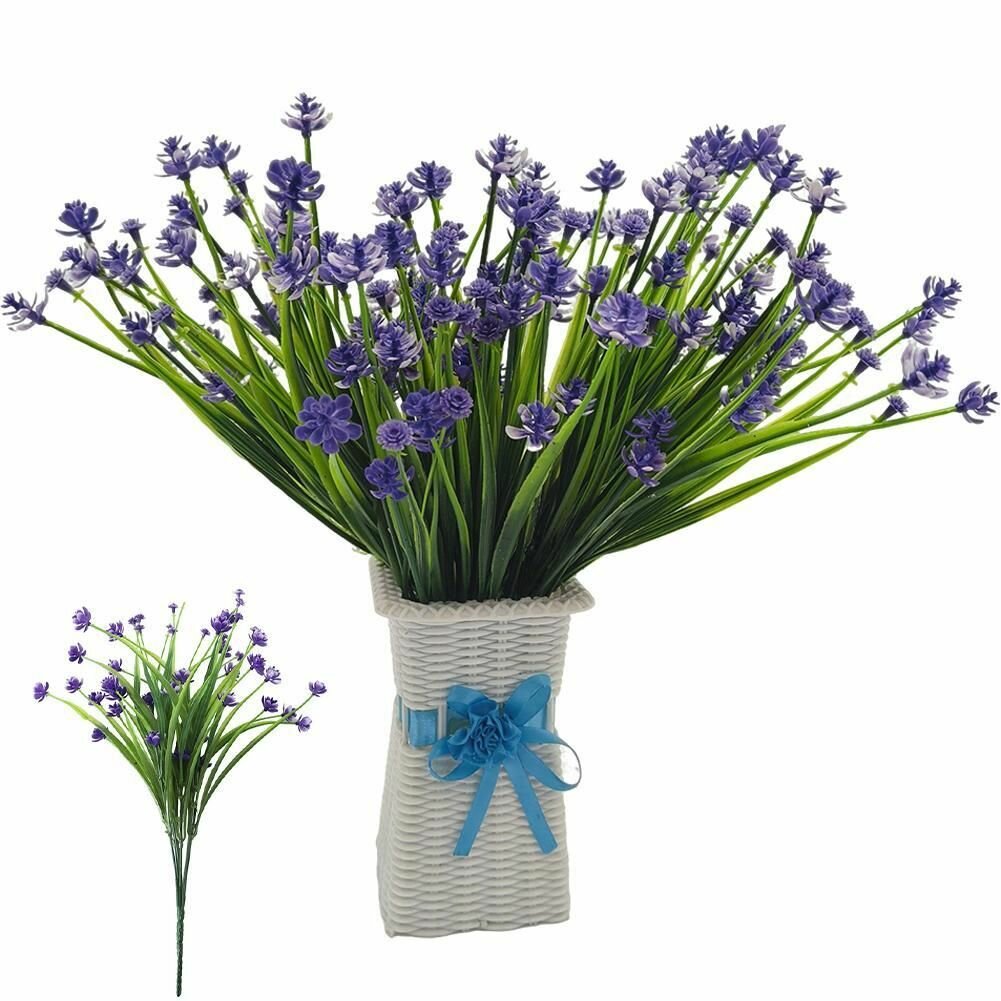 Искусственные растения, гипсофилы, декоративные пластиковые цветы для улицы.