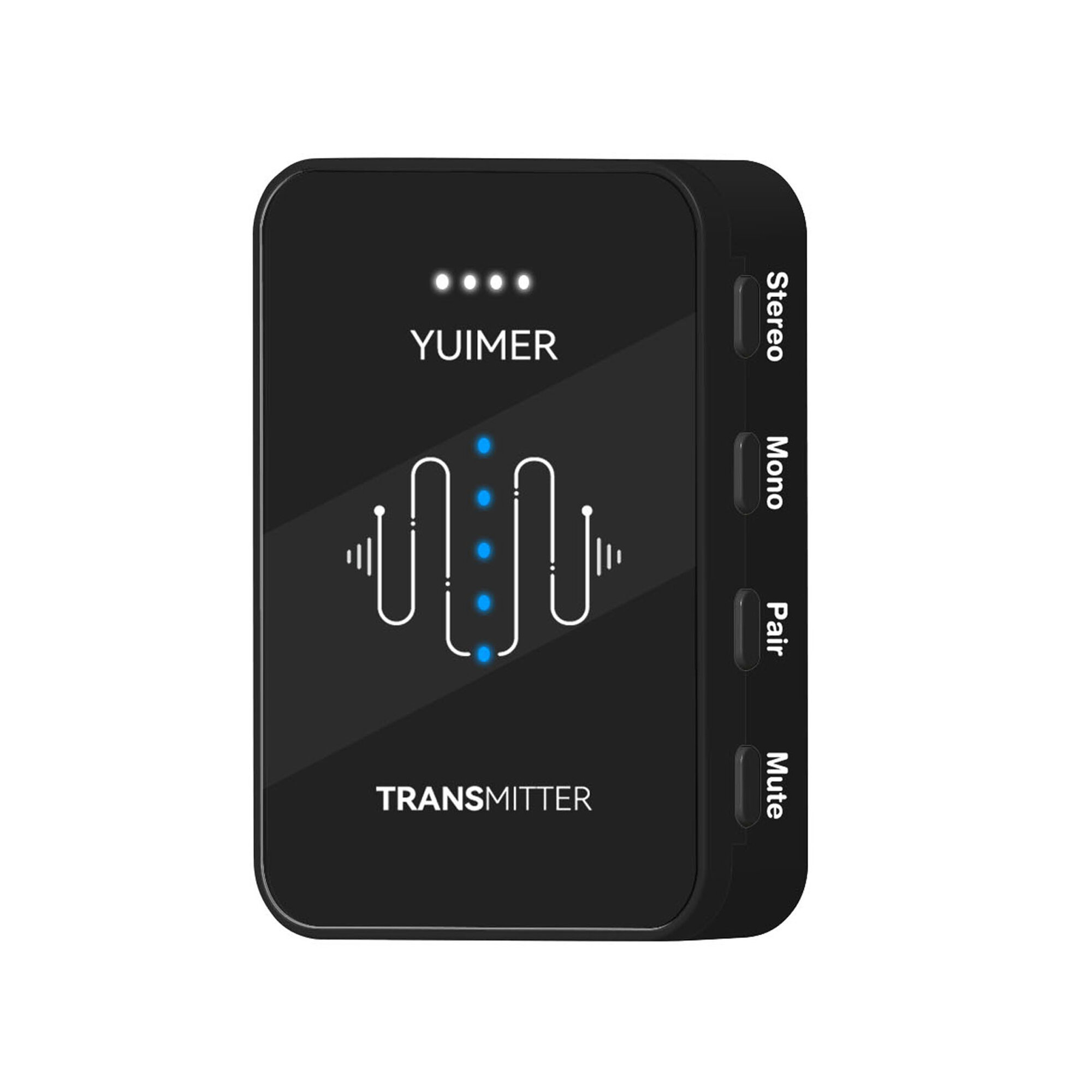 YUIMER Система передачи звука на наушники 2.4GHz беспроводная, Трансмиттер заряжаемый, Модель WP14, Материал ABS, Частота 20-20KHz, Диапазон 30 метров на улице, 15 метров через стены, Задержка <12ms, Батарея 780mAh (трансмиттер), 550mAh (приемник),