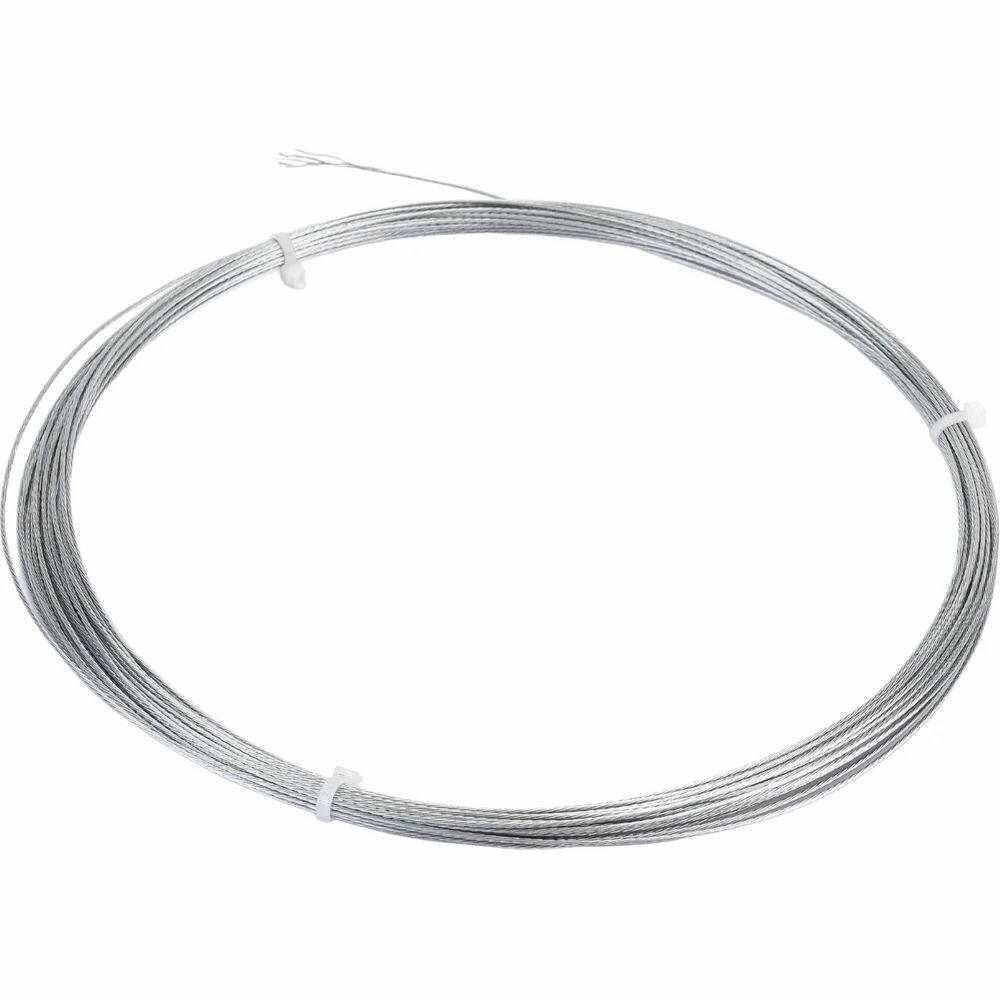 Стальной трос для растяжки DIN 3055, 1 мм, 20 м Tech-Krep 127840