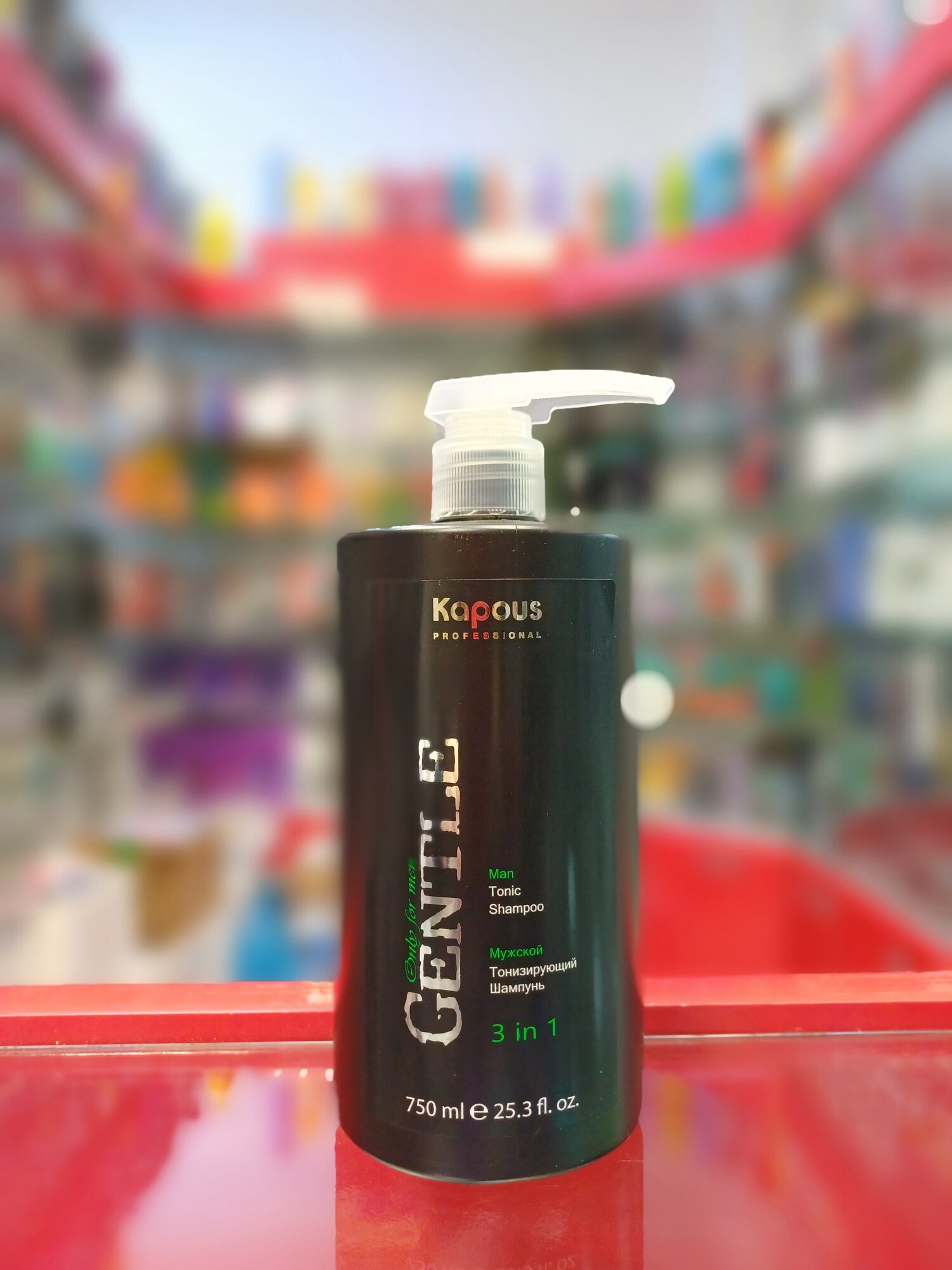 Шампунь мужской 3в1 от выпадения, перхоти, жирности, зуда Kapous 750мл