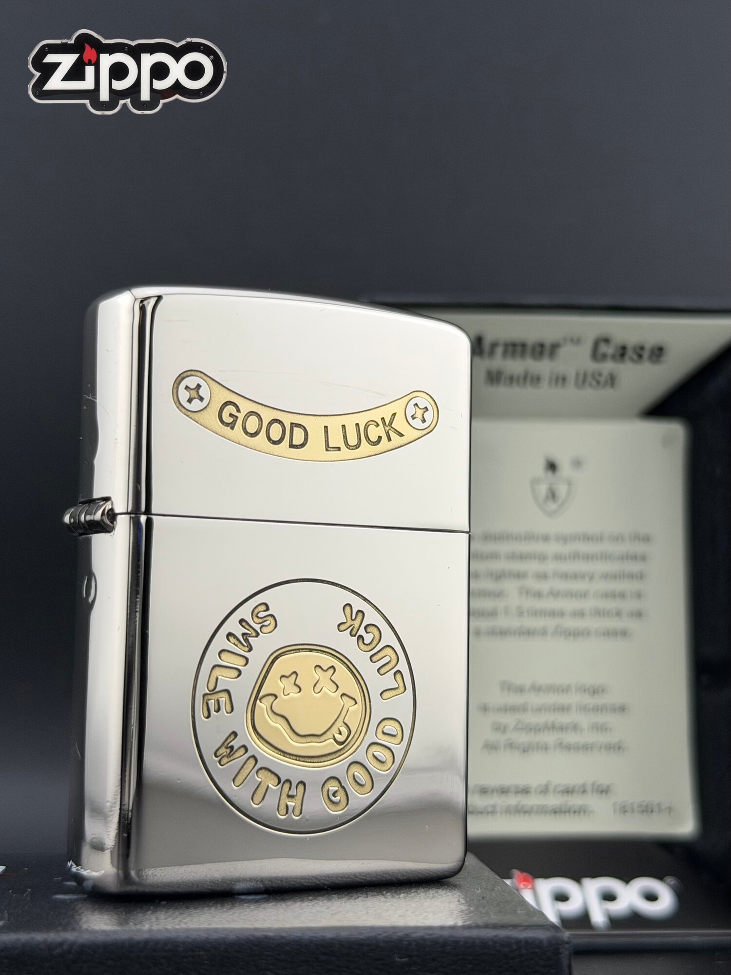 Бензиновая Зажигалка Zippo Good Luck