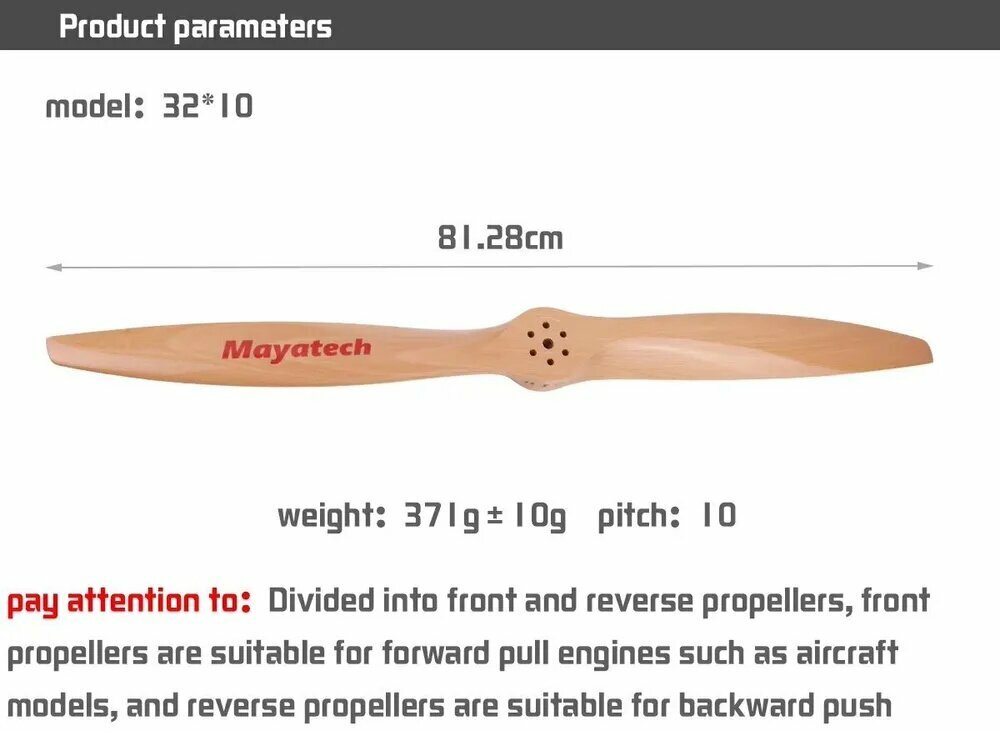 Деревянный Пропеллер CCW с просверленным отверстием для двигателя самолета DLE170 RC/DLE170M, весло из букового дерева
