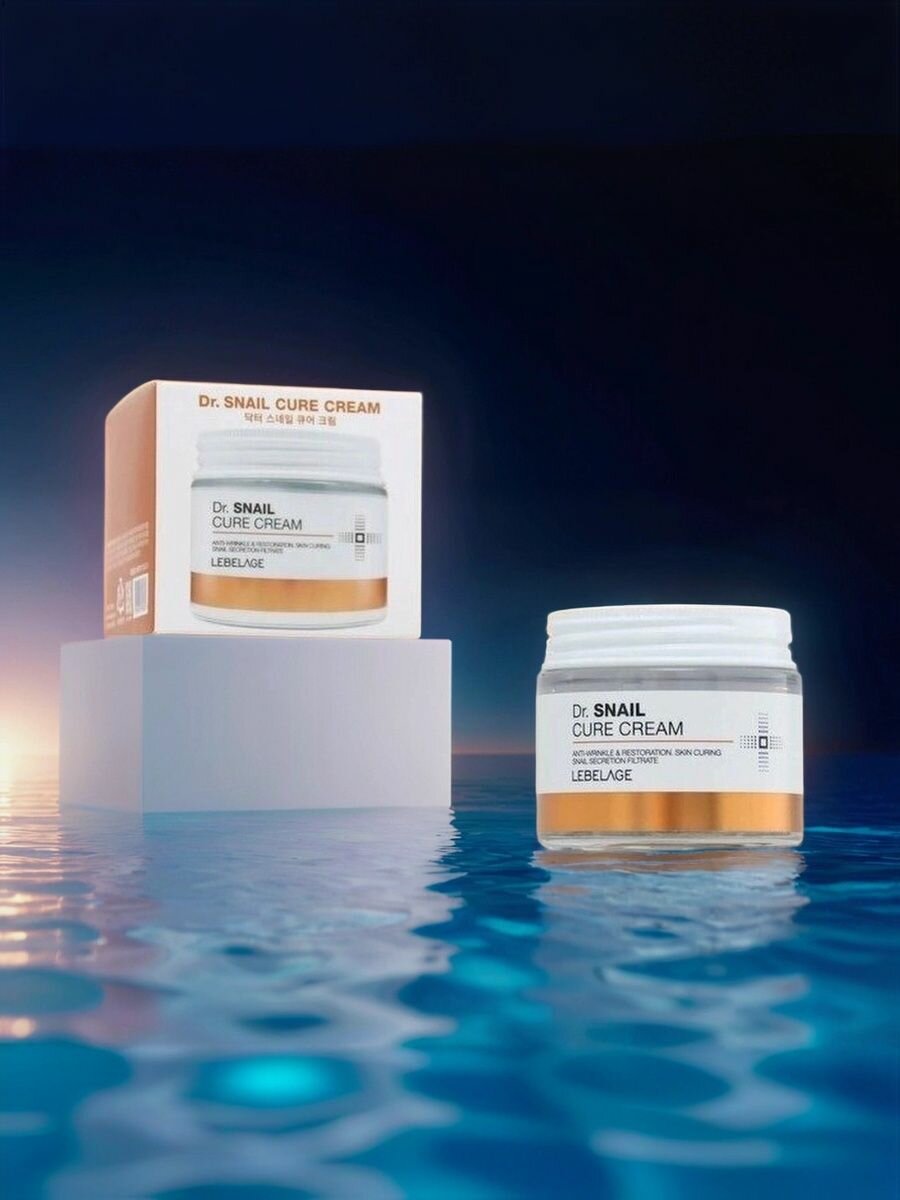 Lebelage Антивозрастной восстанавливающий крем с муцином улитки 70 мл