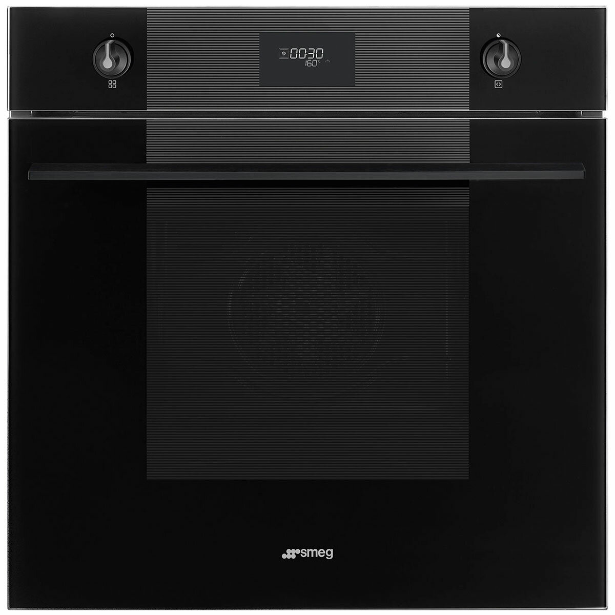 Электрический духовой шкаф Smeg SFP61TB3FR с пиролизом, 60 см, 10 функций, черное стекло