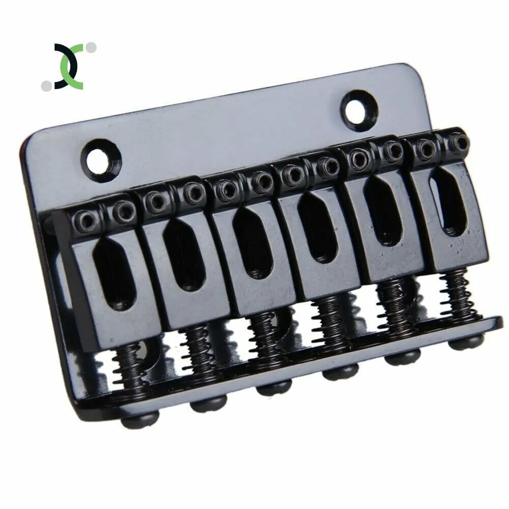 (H T G Y) Бридж совместим с электрогитары 6 Седло Хардтейл верхней загрузкой 65 мм (черный)