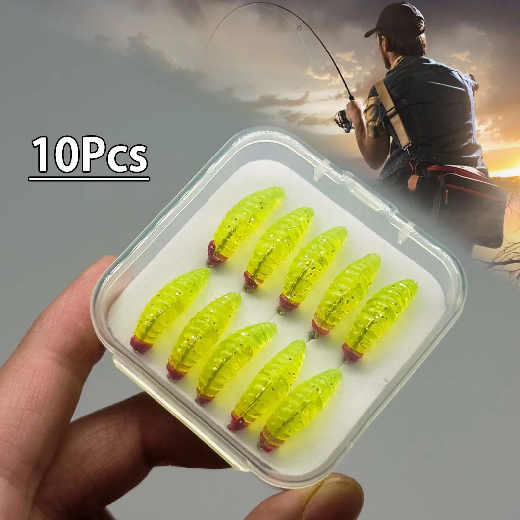 Мушки для ловли нахлыстом Qievcrme 5/10 шт 10Pieces
