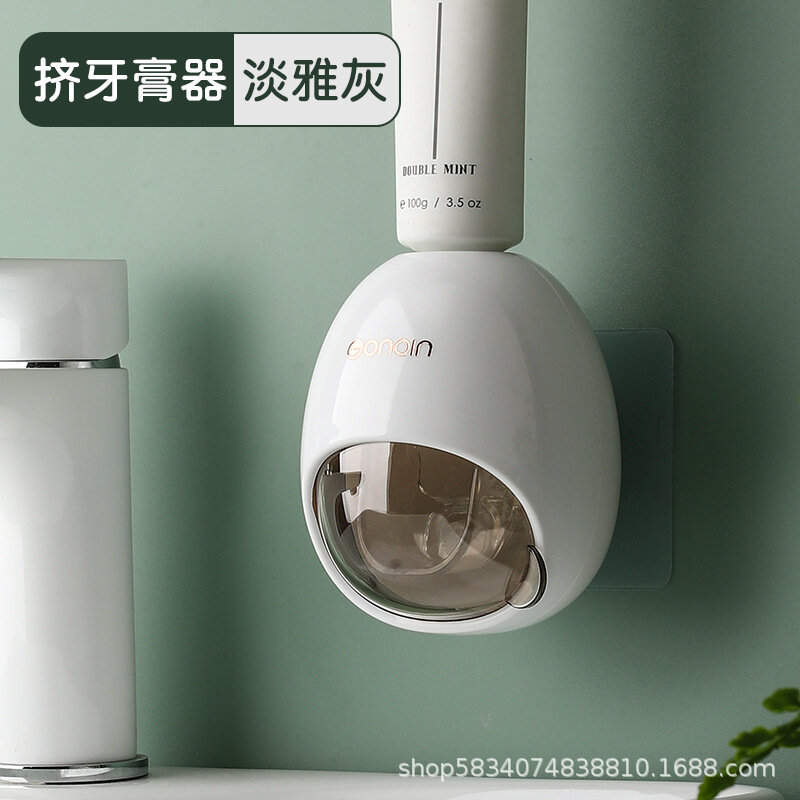 Полностью автоматический мини-дозатор для зубной пасты, настенный держатель для пасты без сверления, с функцией