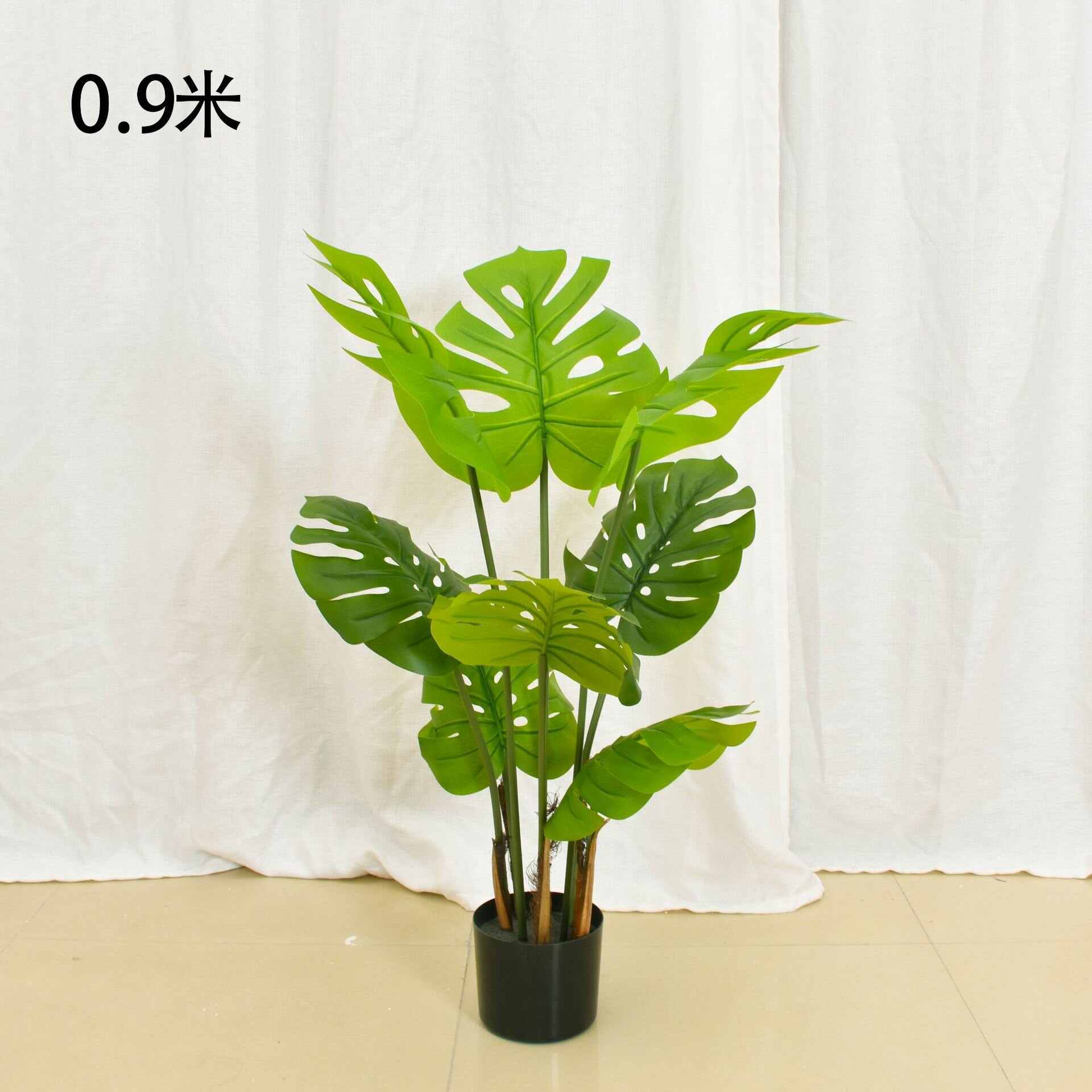 Искусственное зеленое растение, высококачественное большое напольное искусственное дерево для внутреннего декора гостиной, горшечное растение, украшение для дома