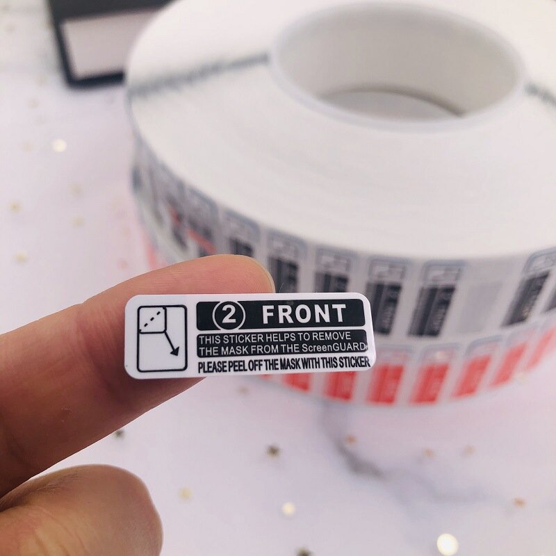 Защитная пленка для экрана телефона, синтетическая бумага, разделитель, клейкая наклейка, легко отрываемая, защитное стекло, съемная этикетка