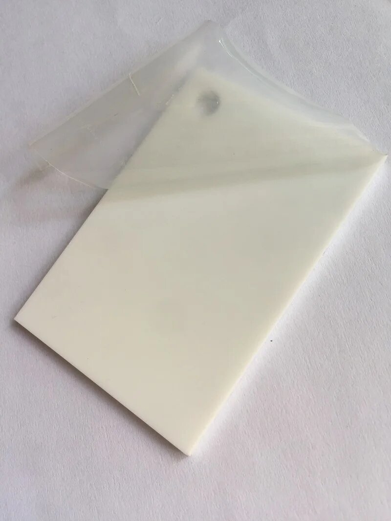 Цветной акриловый лист из ПММА 3 мм Белый, 5PCS 150x150mm, 402 White