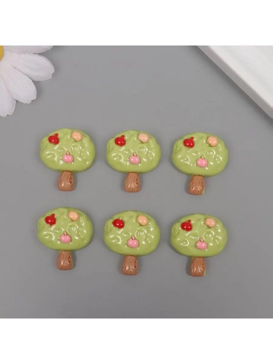 Украшение из пластика 'Яблоня' — набор 6 элементов