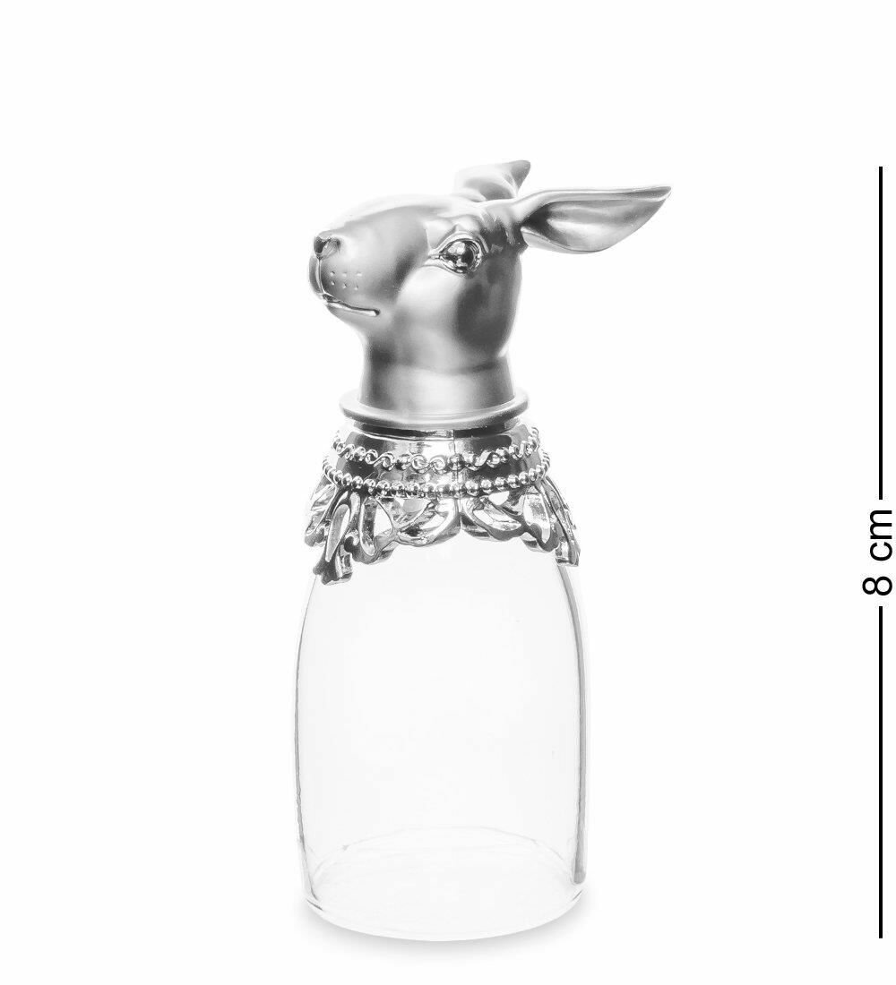Хот-шот мал. сереб. Символ Года -Кролик A941749 разностор, Сплав, стекло
