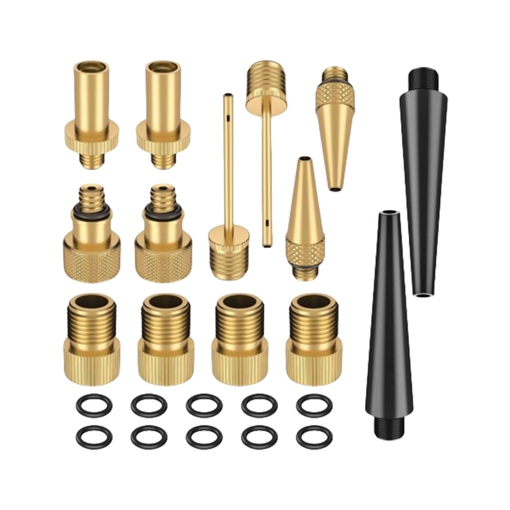 24шт Долговечные Велосипедные Насосы Клапаны Адаптеры Универсальные Велосипедные Насосы Адаптеры для Велосипедных Насосов Шаровые Насосы Воздушный Компрессор
