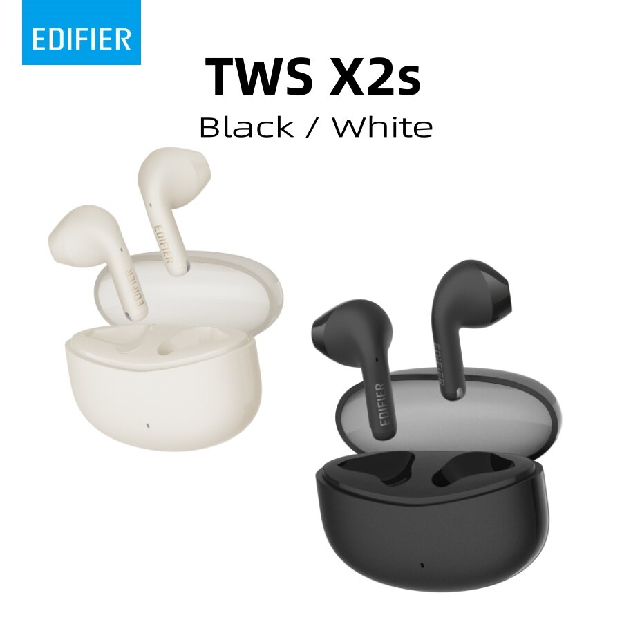 Беспроводные наушники TWS Edifier X2S(черный), с микрофоном, Bluetooth V5.3