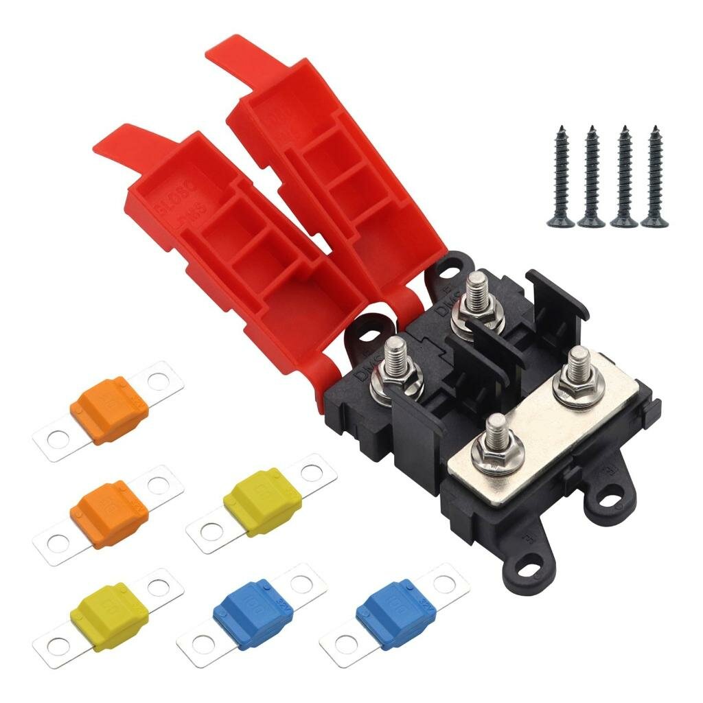 Блок предохранителей 400А, силиконовая крышка, - 2 способ