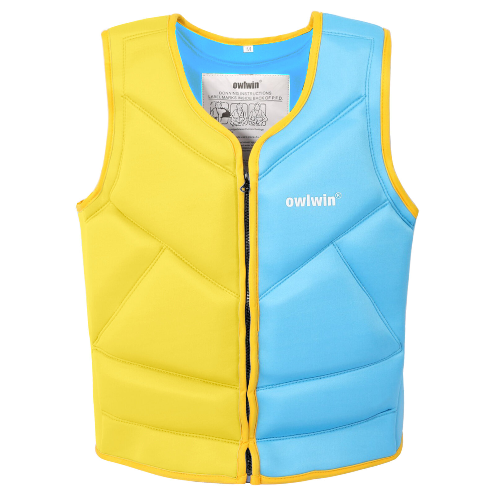 Жилет спасательный универсальный для каяка, байдарки взрослые дети неопреновый плывущий костюм для каякинга рыбалки серфинга каноеинга парусного спорта водного лыж wakeboard плавания 55-198 фунтов, материалы неопрен + EPE, размеры S M L XL XXL, цвета S: