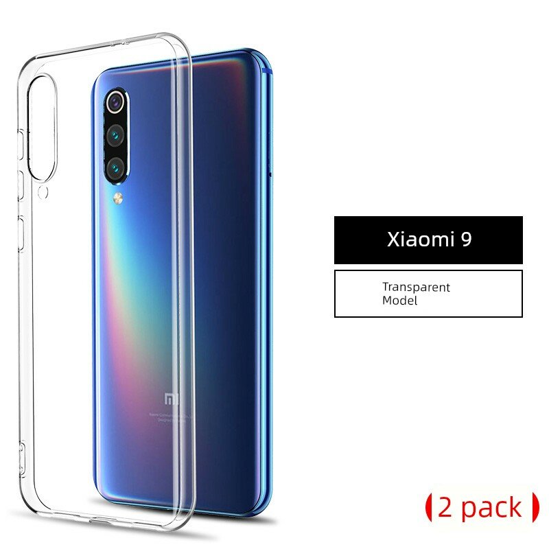 Классический прозрачный ультратонкий противоударный чехол для Xiaomi 9 Pro, полная защита, мягкий силиконовый материал,