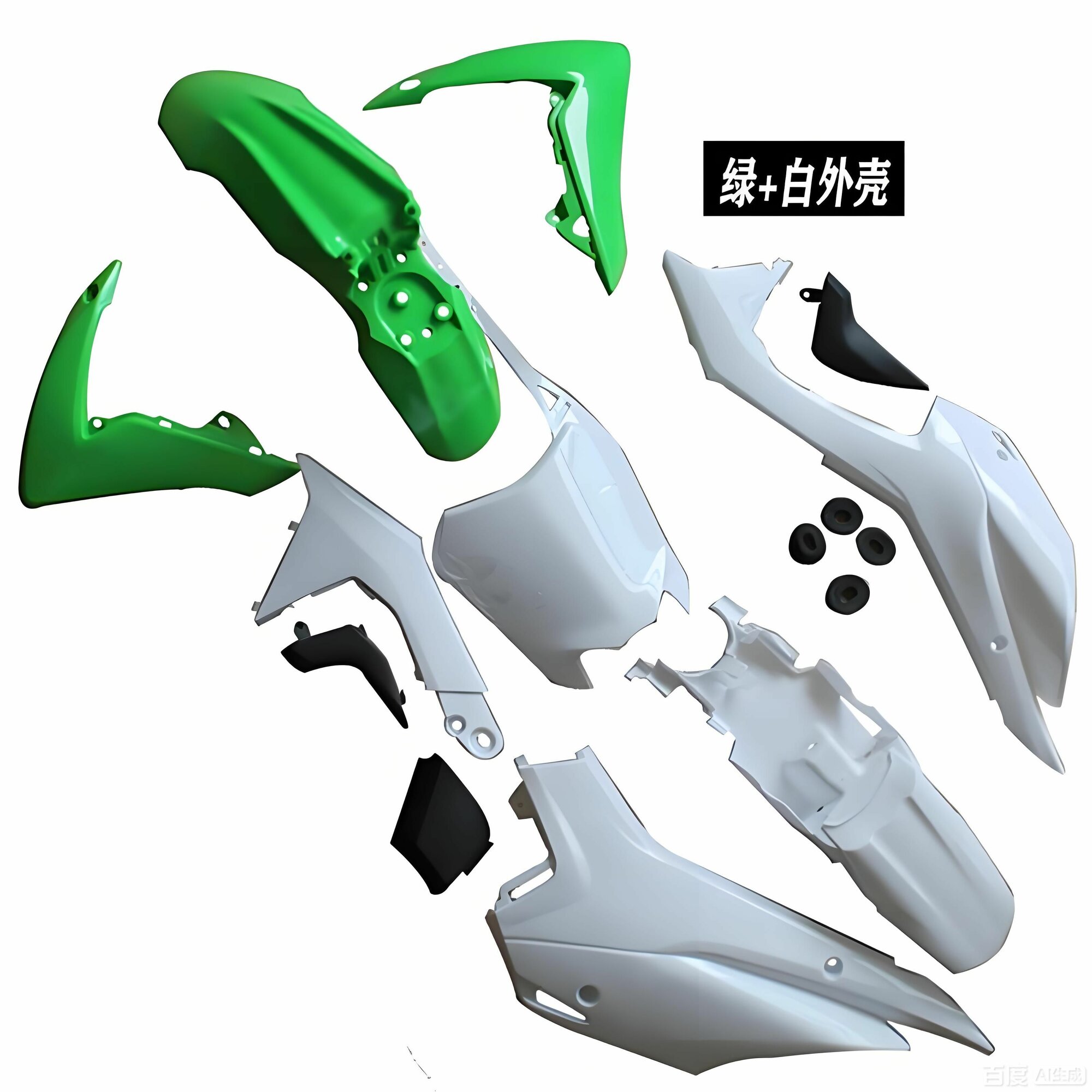 Пластик на кроссовый мотоцикл Honda CRF110 2013: бак, сиденье, облицовки, комплект обвеса