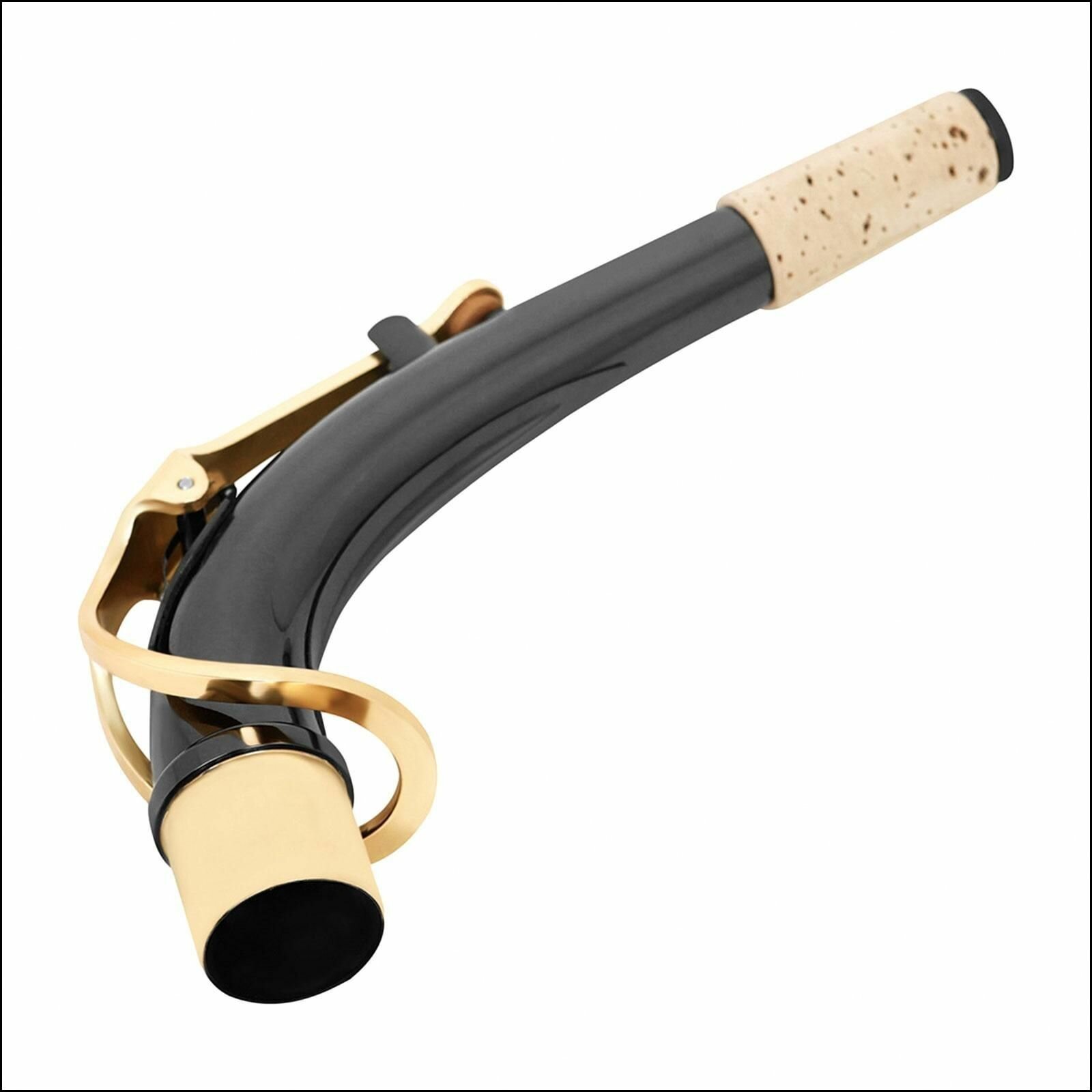 Головка для саксофона альт, изогнутая, из латуни, для замены, золотистая