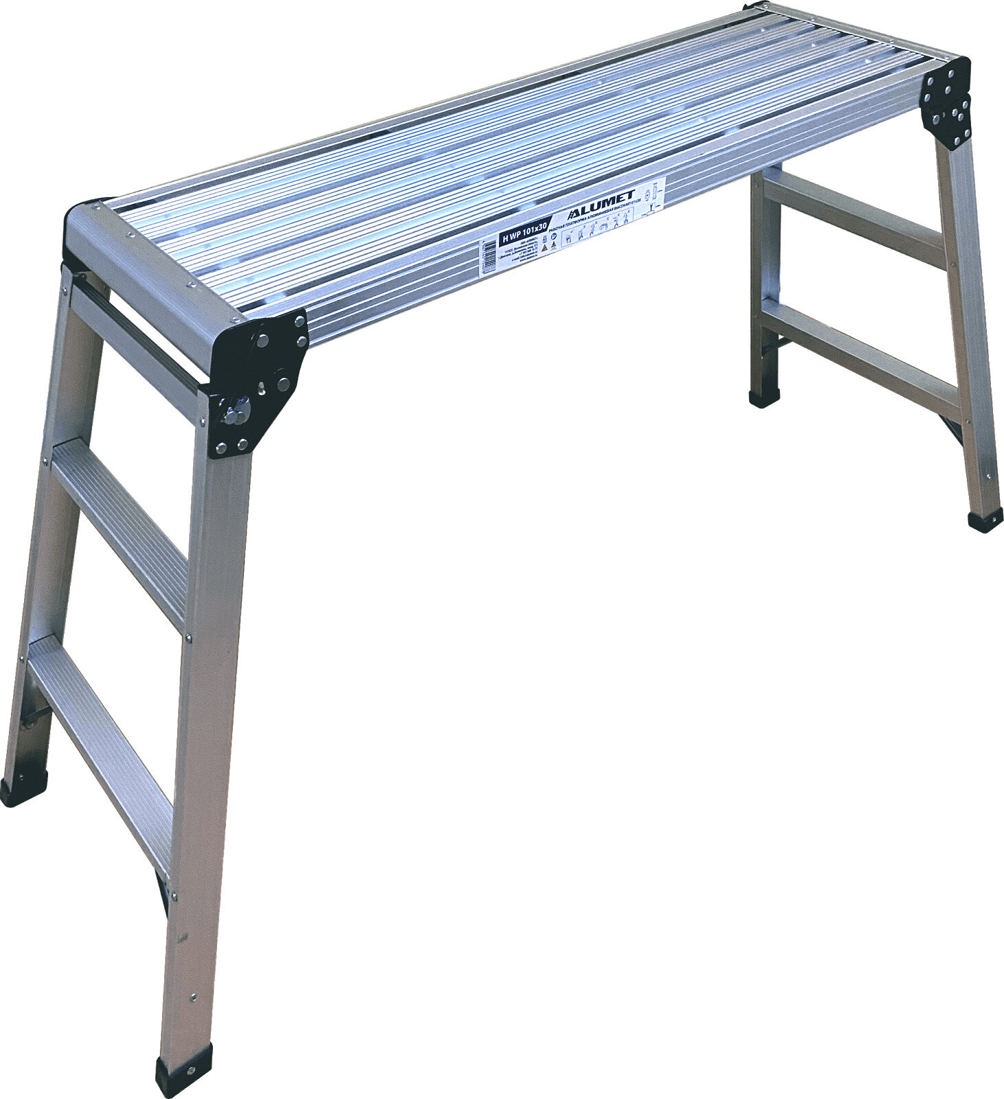 Рабочая алюминиевая платформа Алюмет HWP 101x30