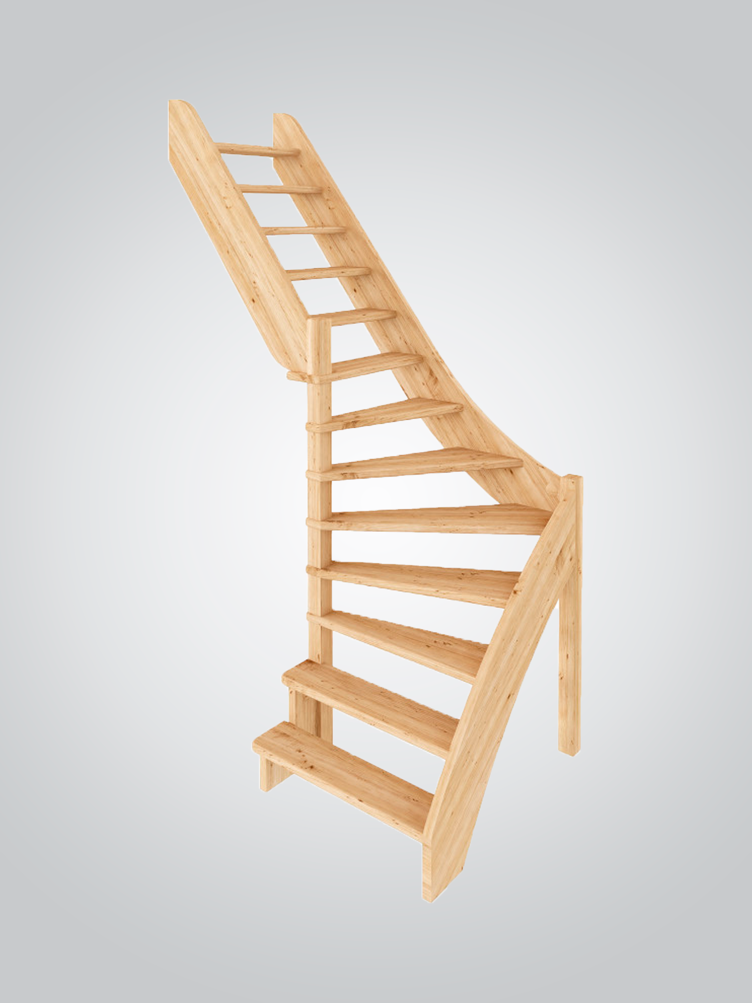 Лестница на второй этаж ЛС-92м/5 Левая