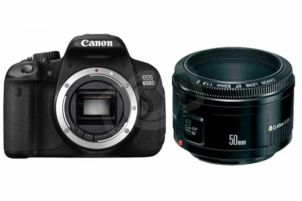 Фотоаппарат Canon 650D Kit EF 50mm f/1.8 II