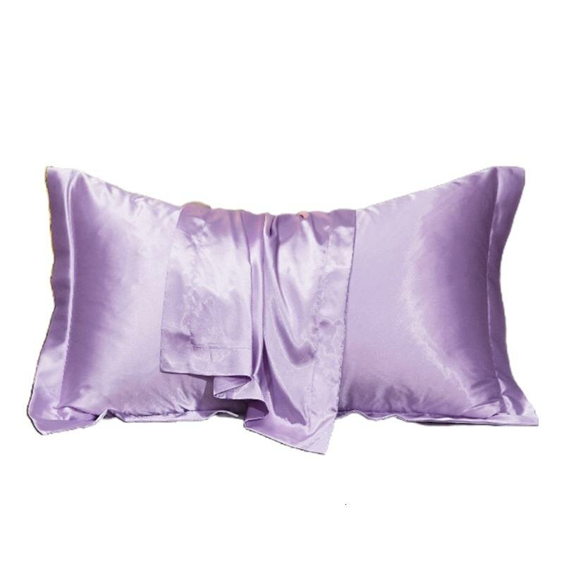 Шелковая наволочка из искусственного шелка, Таро фиолетового цвета