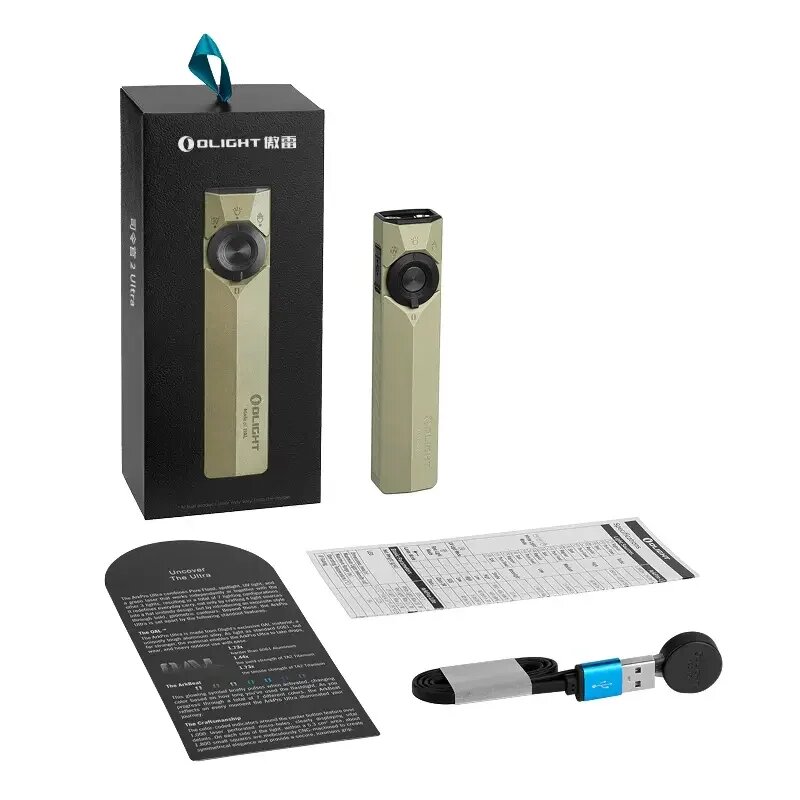 Фонарь OLIGHT Ark 2 поколения Pro/Ultra 2 Ultra-Green