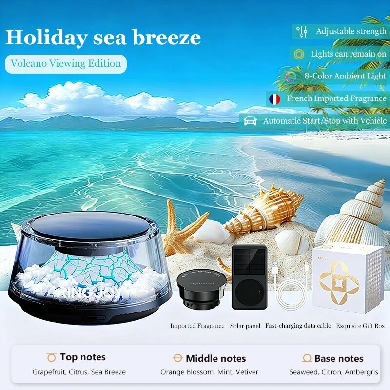 Электрическая ароматерапия на солнечной батарее для автомобилей, модели регулировкиAI с SET 5