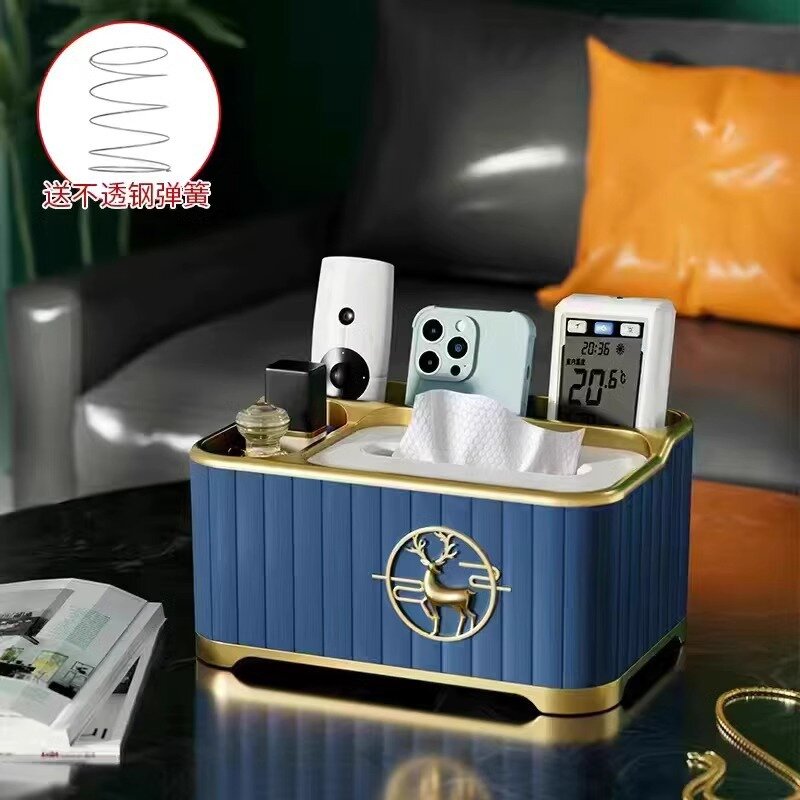 Легкая роскошная коробка для хранения салфеток для дома, гостиной, кофейного стола, креативная настольная коробка для высококачественных полотенец и премиальных салфеток