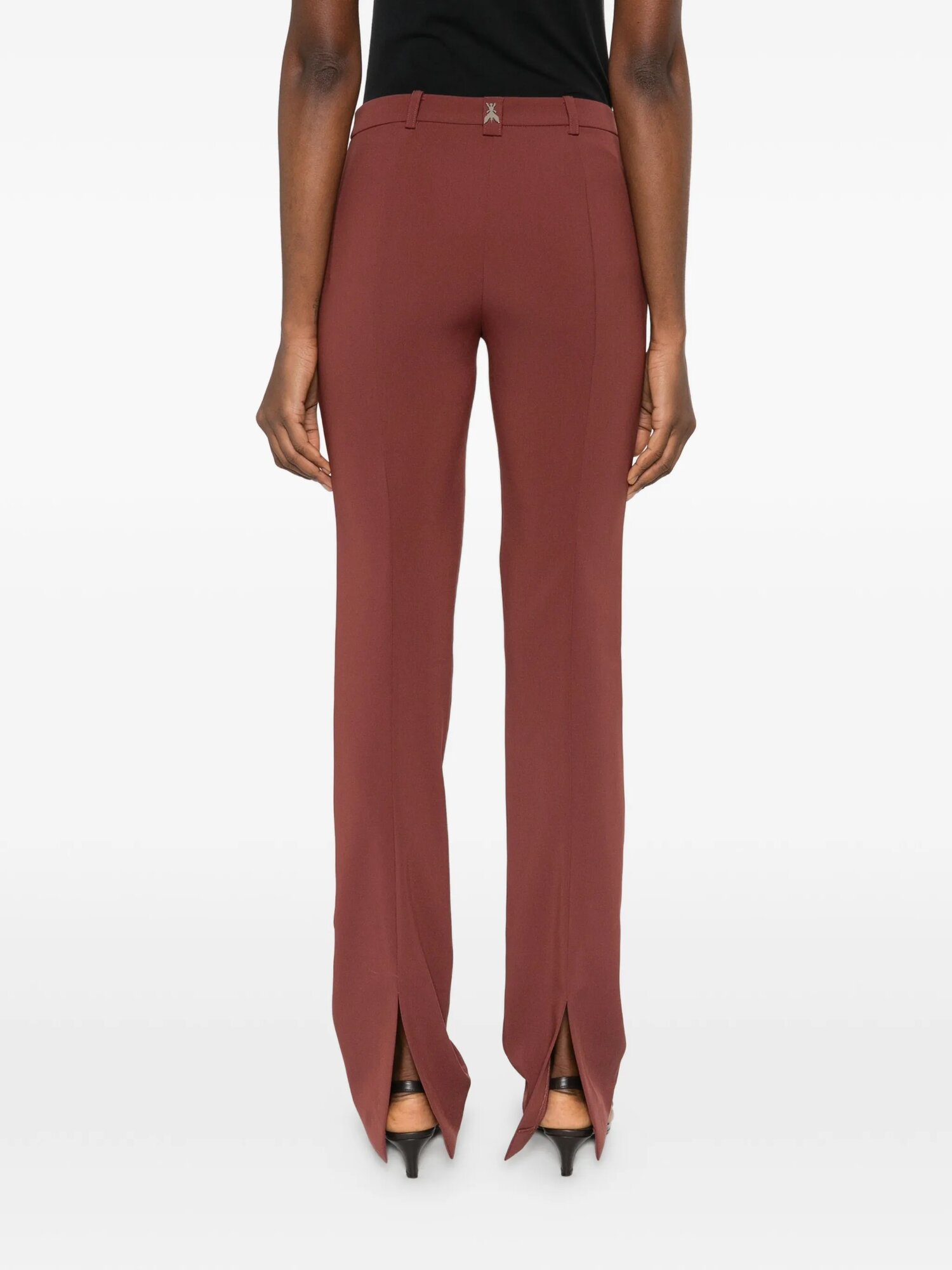 Брюки PATRIZIA PEPE Slim crepe trousers, размер 40 — фото 1