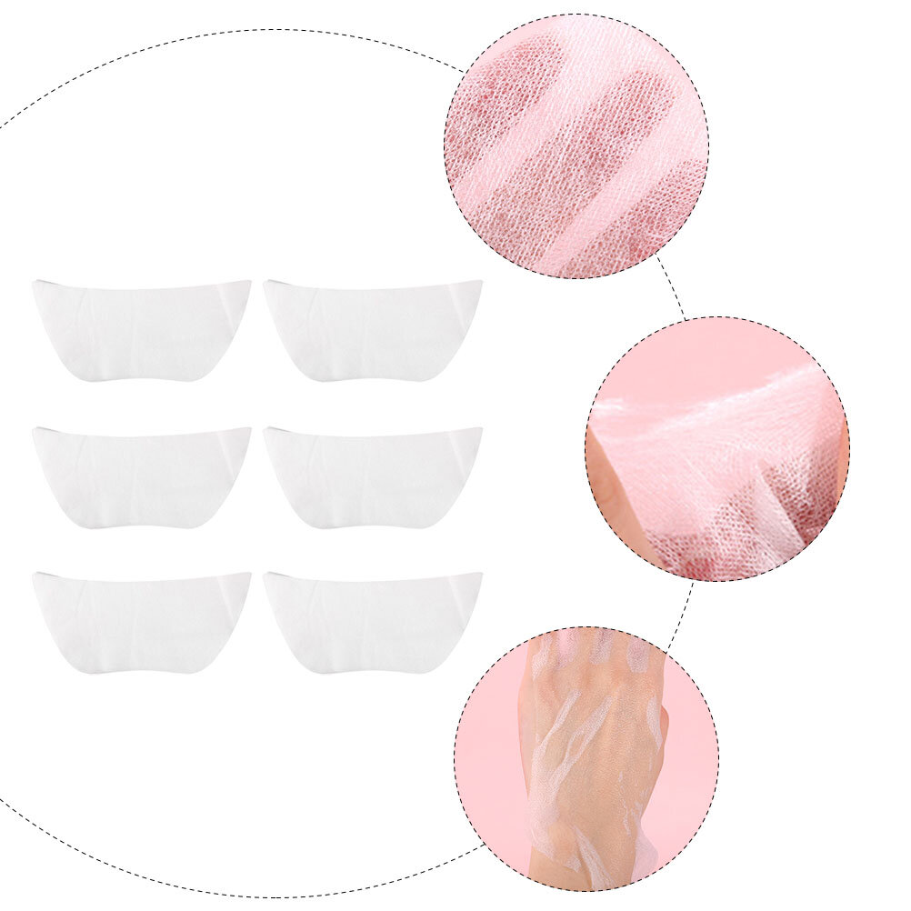 Растительные бумажные маски для шеи ультратонкие белые 100 листов для ежедневного увлажнения и ухода