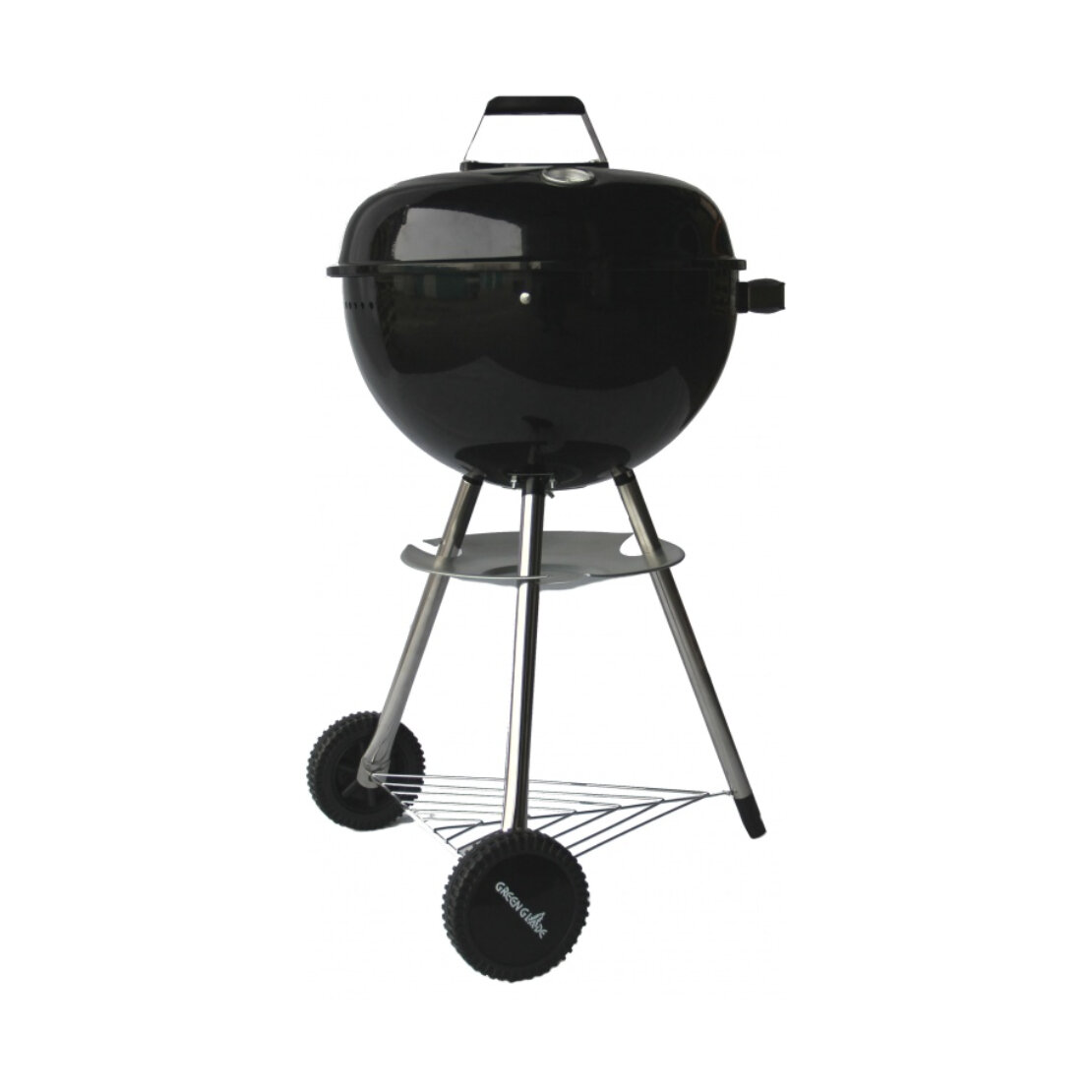 Гриль-барбекю Green Glade K222, термометр, жаростойкая эмаль, черный