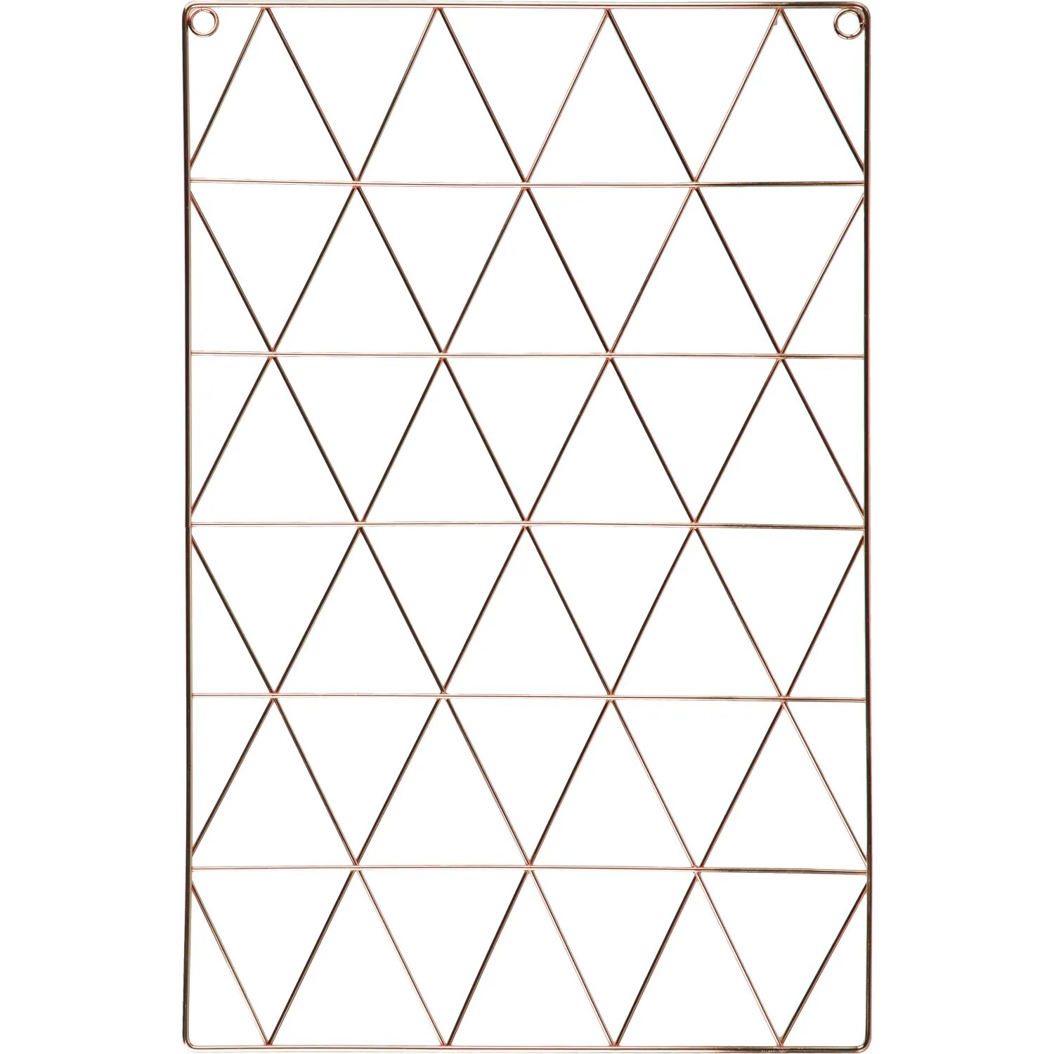 Доска органайзер-решетка Attache 36x55см розовое золото, 3 зажима в наб