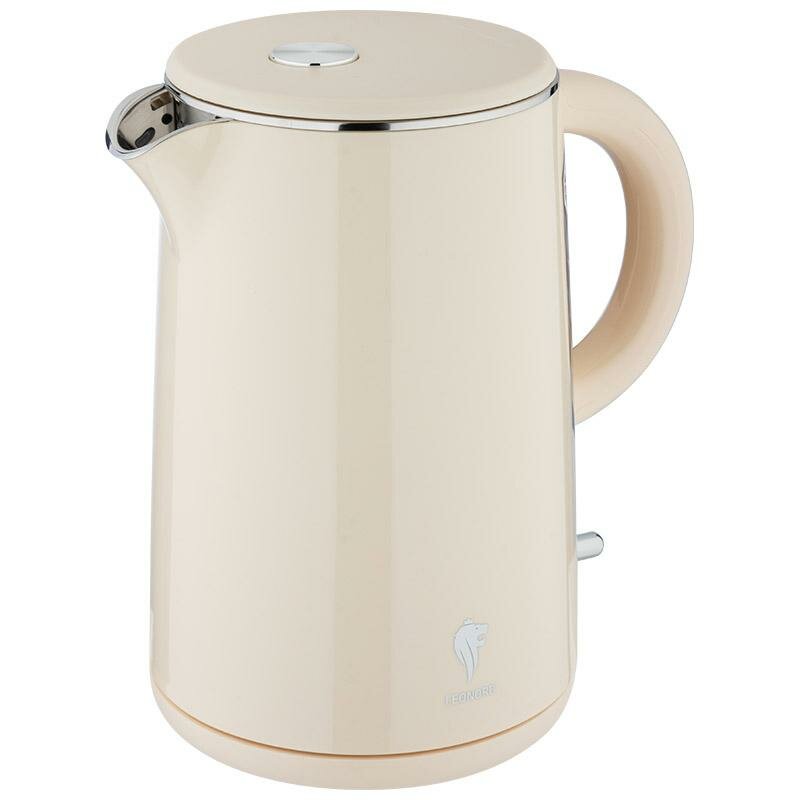 Чайник электрический 1.5Л 1850-2200ВТ диск двойн корпус СТ /пласт фильтр контроллер STRIX LEONORD