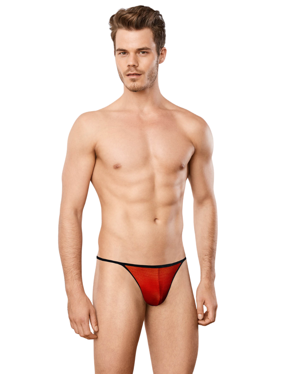 Стринги мужские Doreanse 1306, красные, полиамид 100%, размер 50