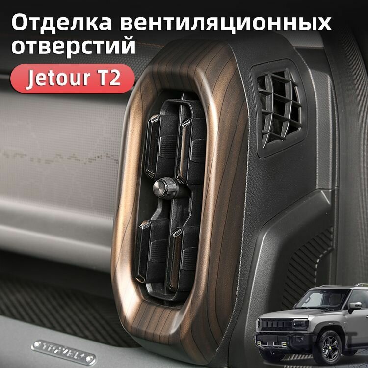Декор вентиляционных отверстий с обеих сторон 2024-2025 Jetour t2