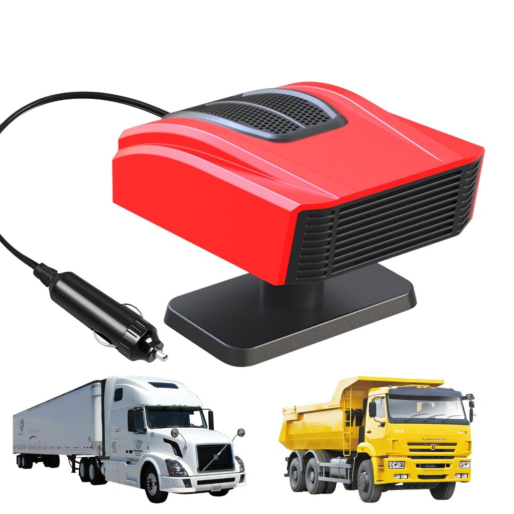 Универсальный Автомобильный Обогреватель 24 В С Быстрым Повышением Температуры Вентилятор Для Размораживания Обогреватель-Дефоггер С Корпусом из ABS