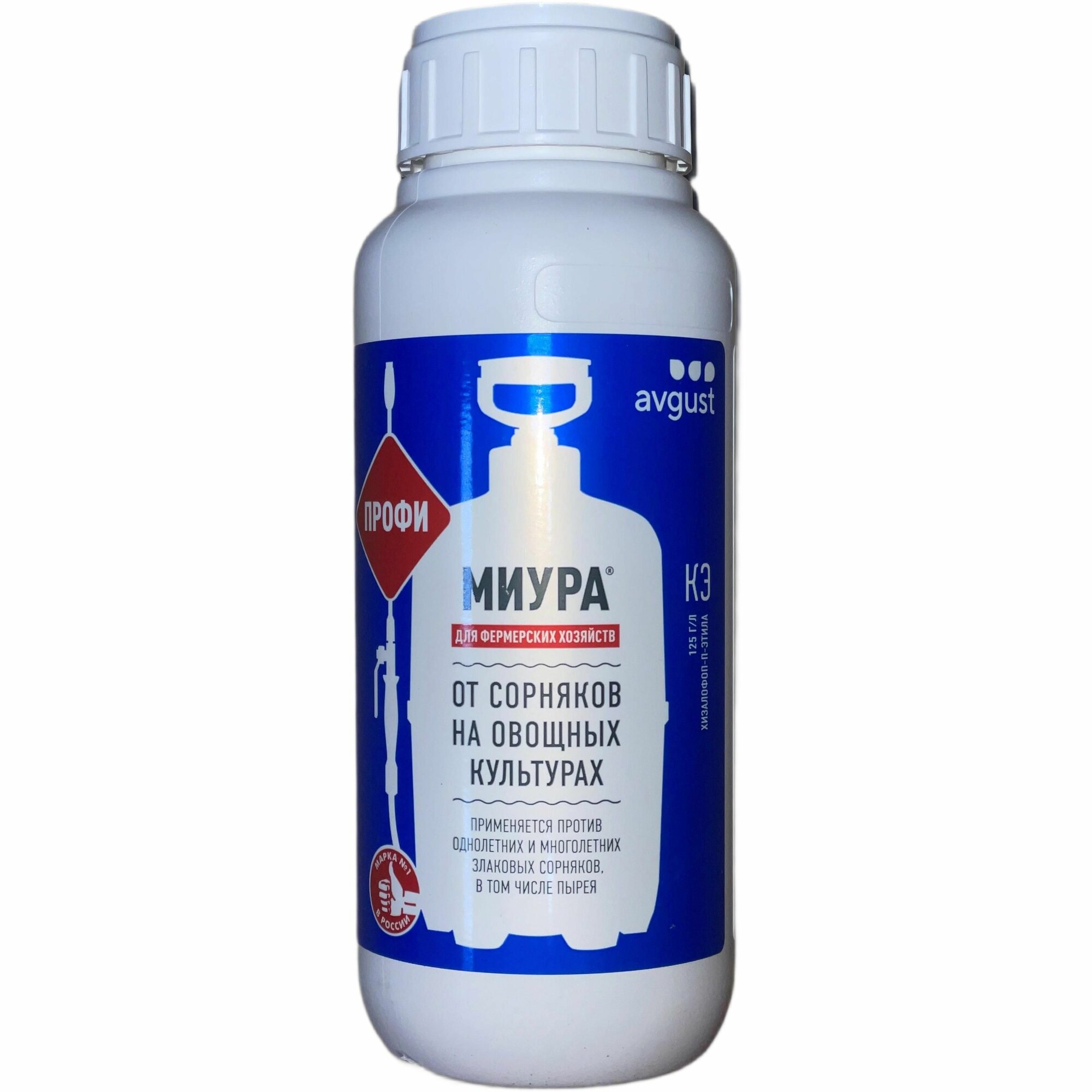 Миура, бутылка 480 мл Селективный послевсходовый гербицид для борьбы с однолетними и многолетними злаковыми сорняками на посевах технических, овощных, зернобобовых и других культур