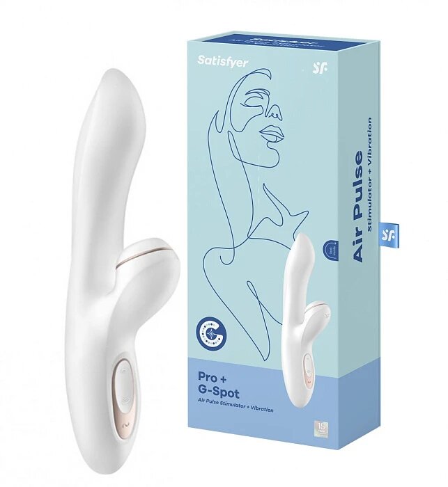 Вибромассажер с вакуумной стимуляцией клитора «Satisfyer Pro G-Spot Rabbit»