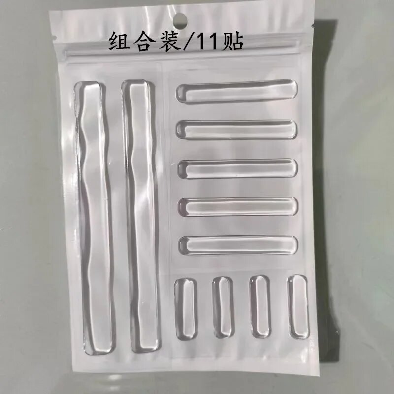 Самоклеящиеся пробки для дверей, прозрачные резиновые прокладки для мебели, discreteness 11pcs