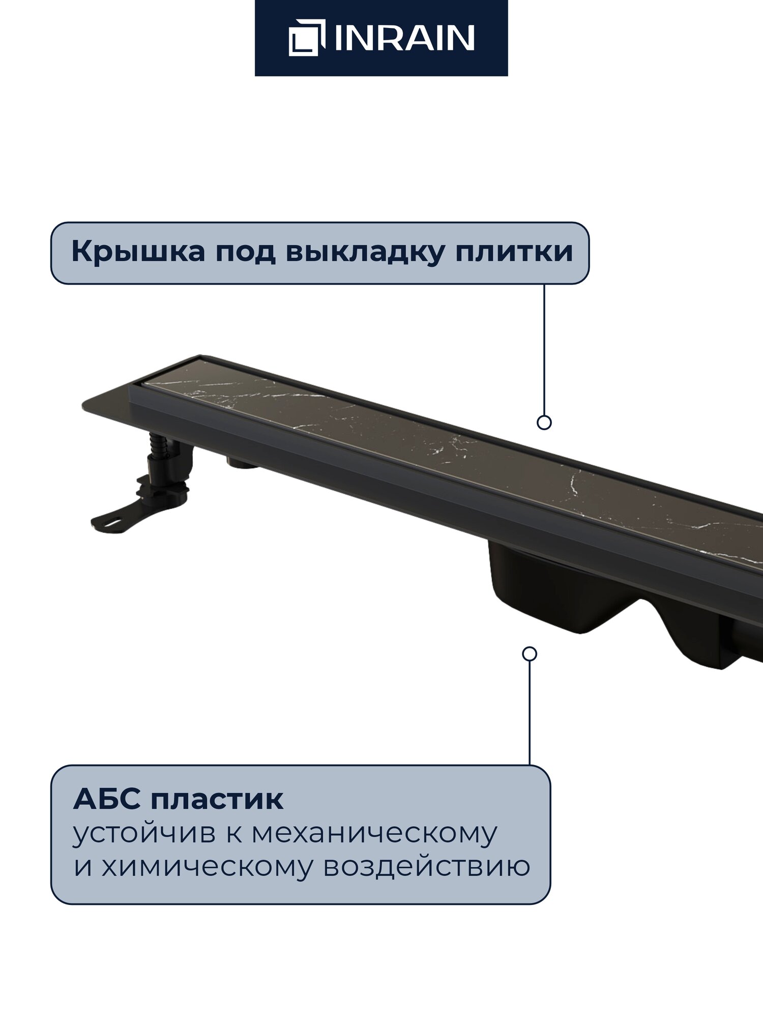 Трап для душа INRAIN SRL-31-40 — фото 1