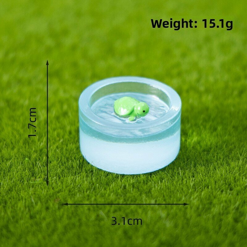 Эпоксидный аквариум для рыб с ночным свечением креативный миниатюрный декор для свадебного подарка и праздничного украшения