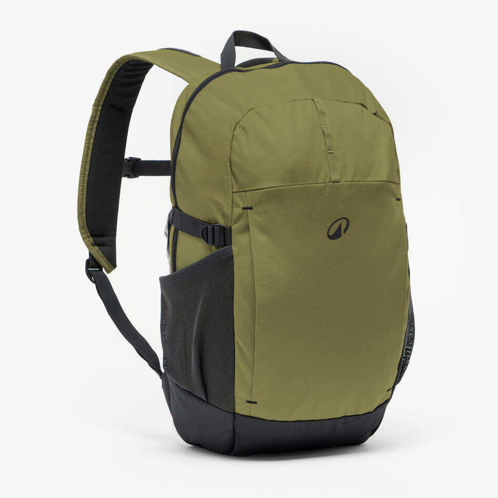 Decathlon Походный рюкзак Quechua Arpenaz NH100 -27 л, цвет Золотисто-оливково-зеленый