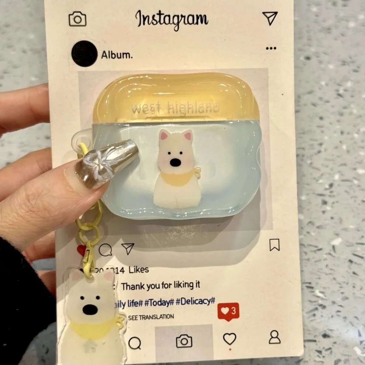 Чехол для AirPods 4/3/Pro 2 из силикона Желтый, For Airpods 4, A1