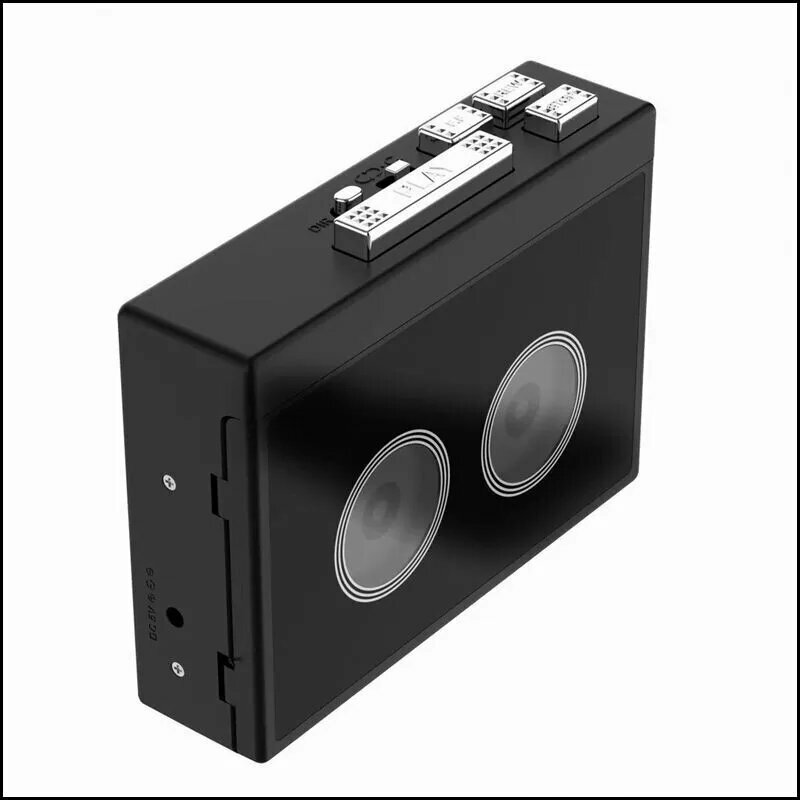 Кассетный плеер с FM-тюнером, Bluetooth 5.0, белый/черный корпус