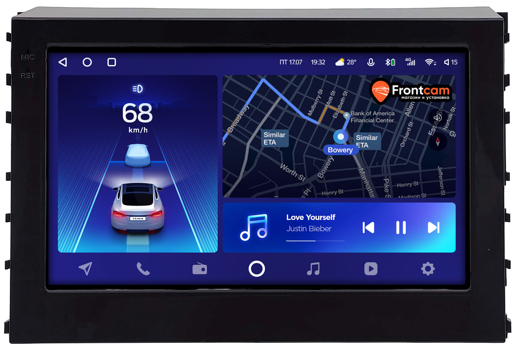 Штатная магнитола Toyota Alphard 3, Vellfire 2 2015-2023 (Левый руль с JBL, глянцевая) Teyes CC2 PLUS 6/128 10" RM-10-2285 Android 10 (4G-SIM, DSP, QL